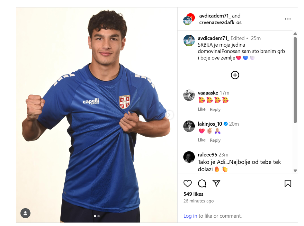 BIH želi bisera Crvene zvezde? Oglasio se mladi fudbaler i sve ...